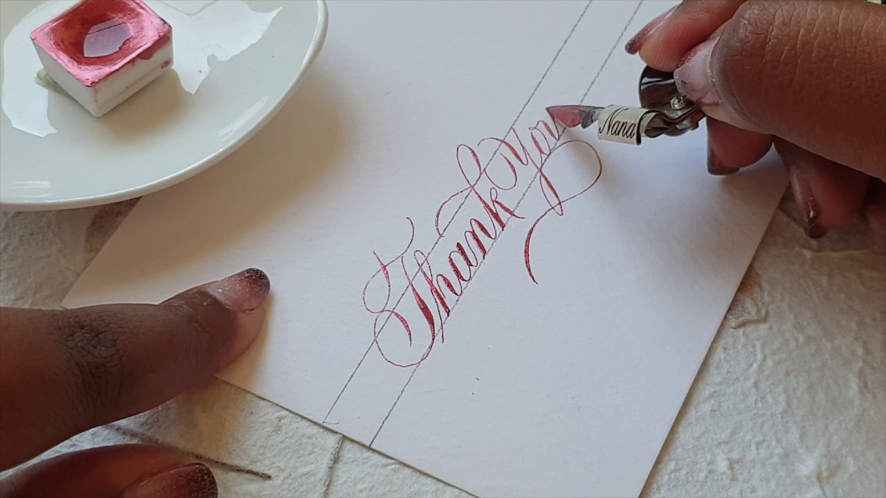 The Creative Kinds How To Use Calligraphy Metallics Watercolor YouTube The Creative Kinds How To Use Calligraphy Metallics Watercolor YouTube