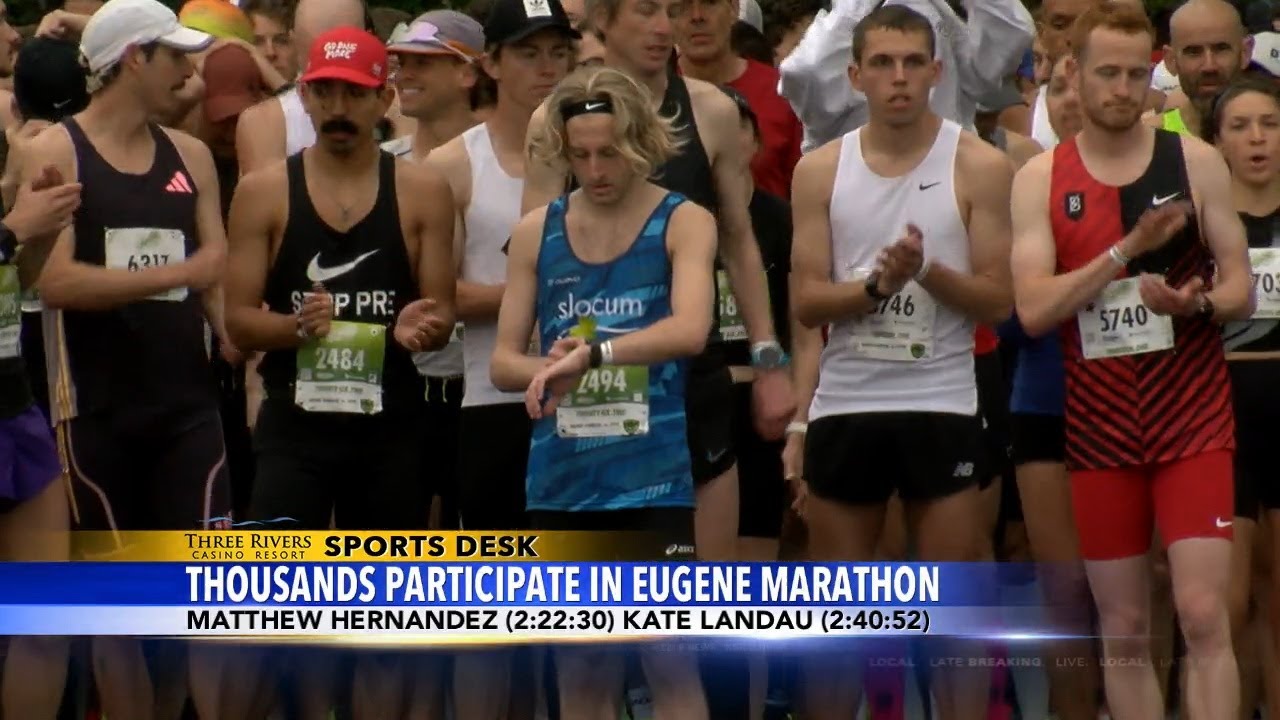 Thousands participate in Eugene Marathon - YouTube