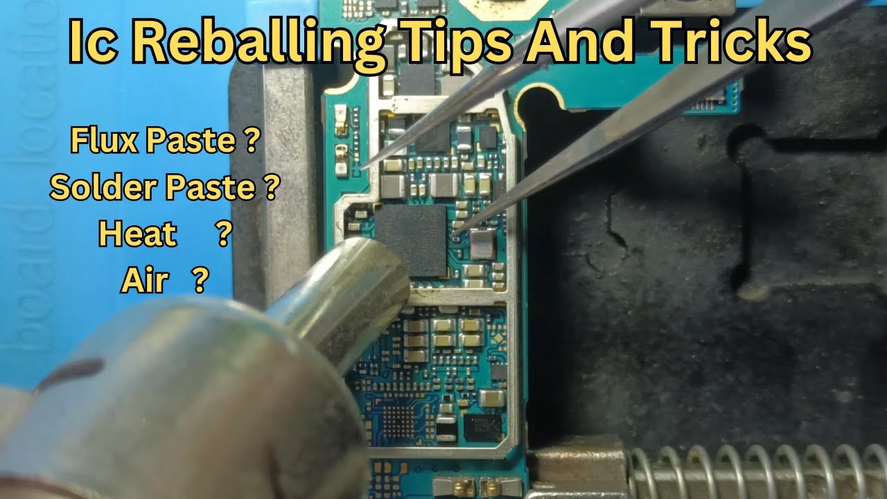 Power Ic Reballing / Ic Reballing - YouTube