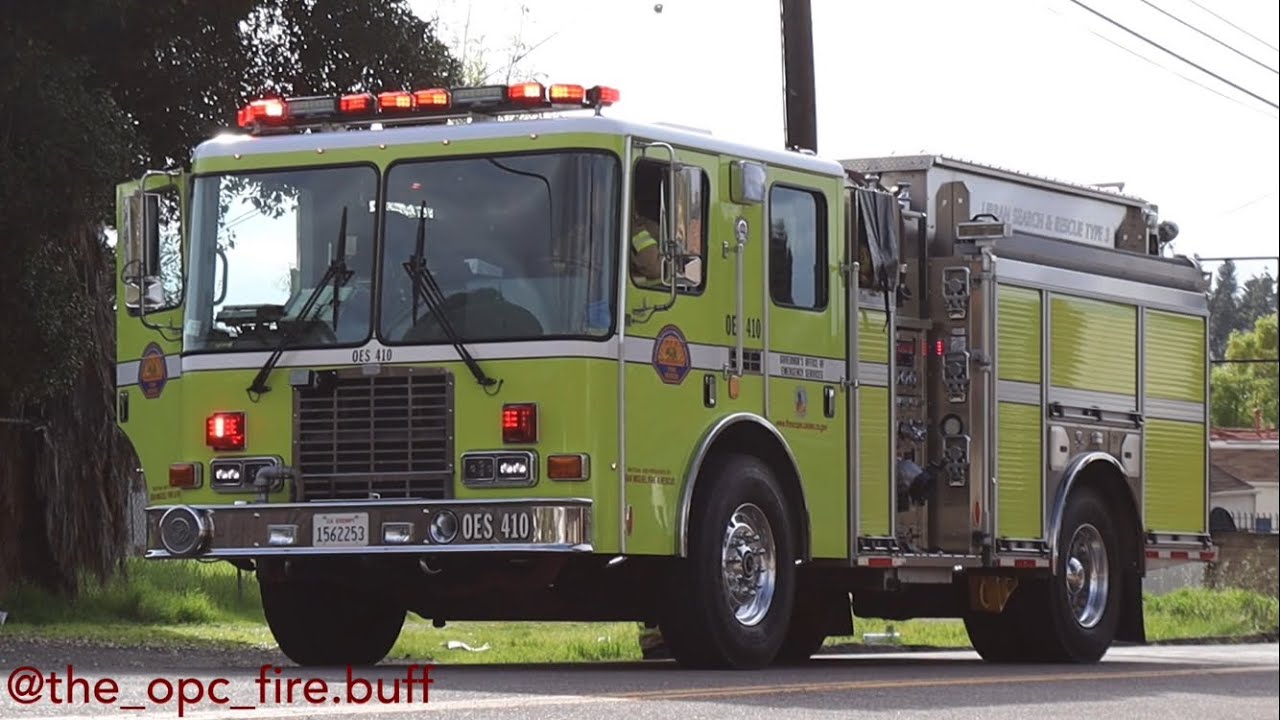 Cal OES Engine 410 and Heartland Engine 9 on scene - YouTube
