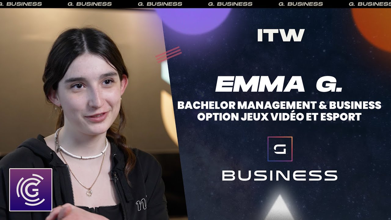 Avis Gaming Campus : Emma G. Étudiante Bachelor Management & Business ...