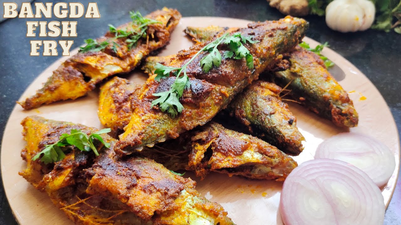 Bangda Fish Fry | Mackerel Fish Fry | Fish Fry Recipe | Bangda Fry By ...