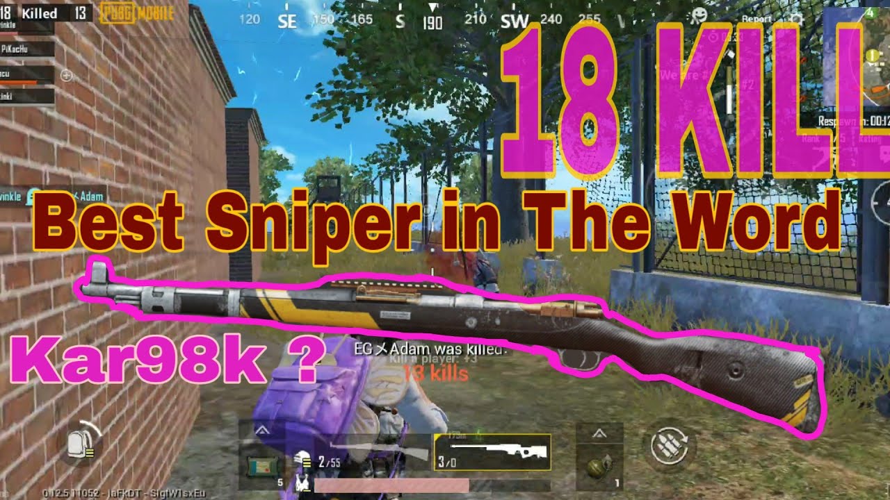 18 KILL, Highlight Sniper Kar98k, AWM, M24, LATIHAN SNIPER AUTO HEADSHOOT AUTO GG - PUBG MOBILE ...