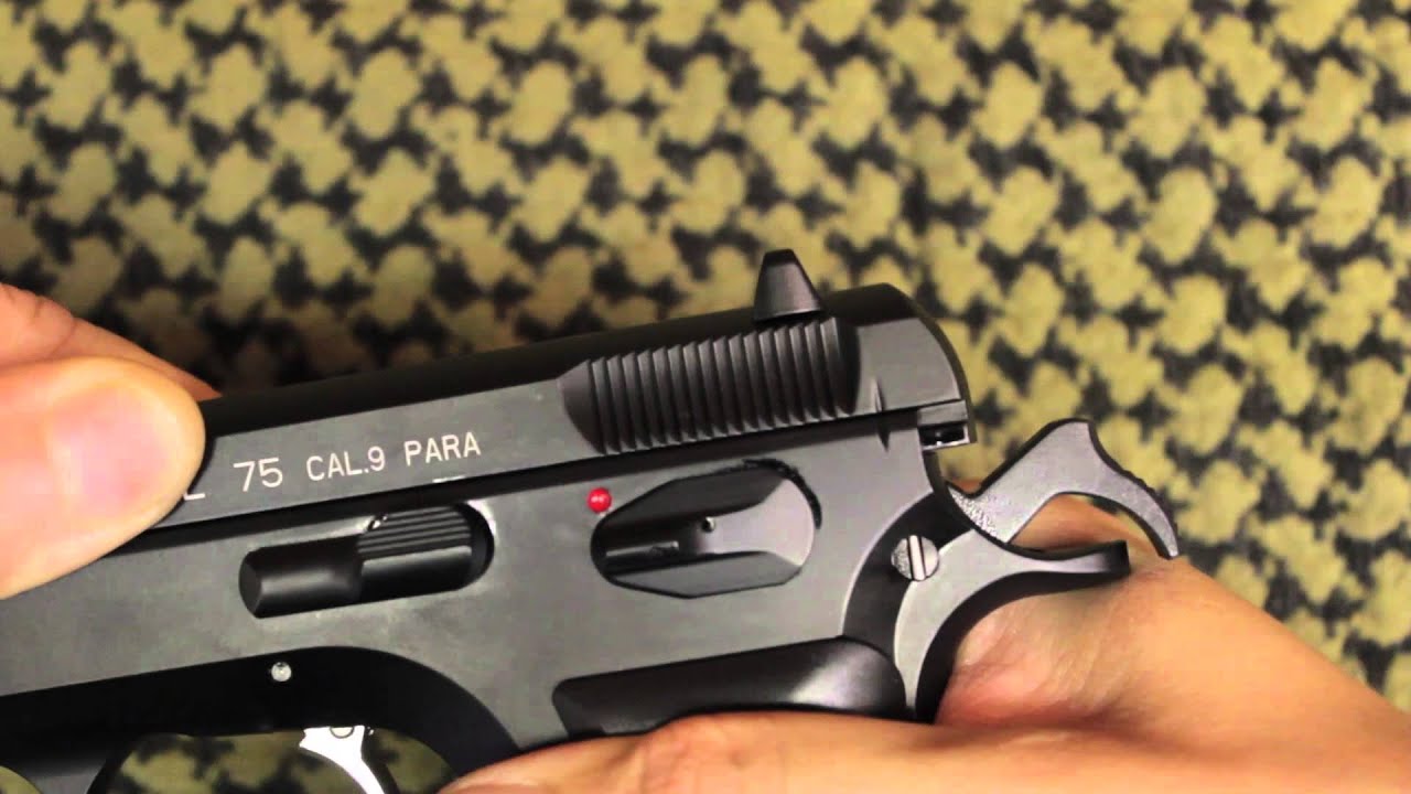 ASG CZ75 Gas Blowback Airsoft Pistol by AirsoftMaster.com - YouTube