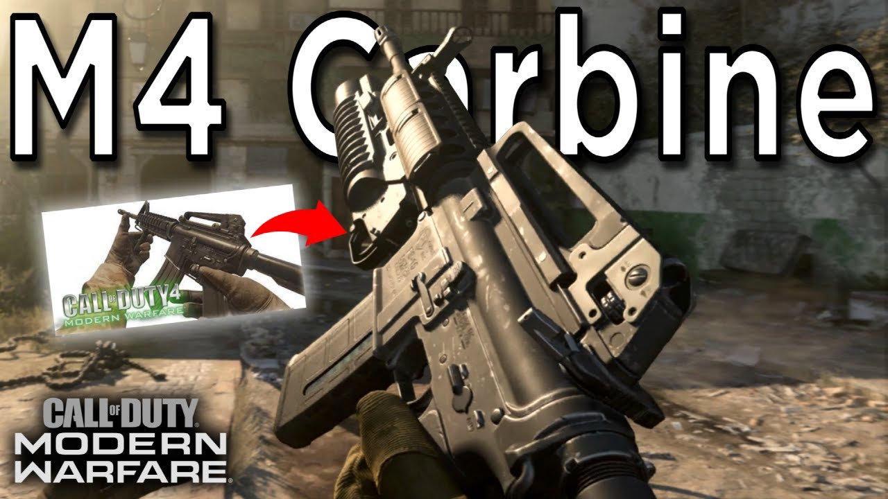 Recreate the "CoD 4 MW" M4 Carbine on Modern Warfare 2019 PS5 Gameplay ...