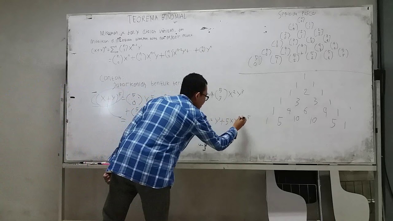 Teorema Binomial dan Segitiga Pascal beserta contoh soalnya - YouTube