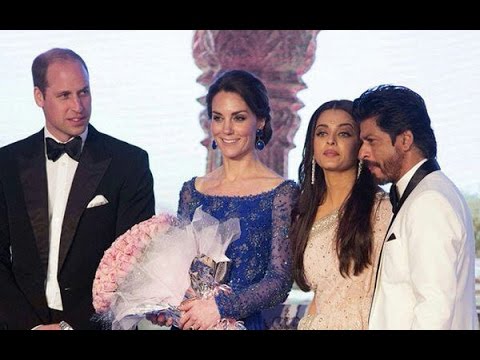 SRK, Aishwarya greet Kate Middleton and Prince William at the royal gala dinner