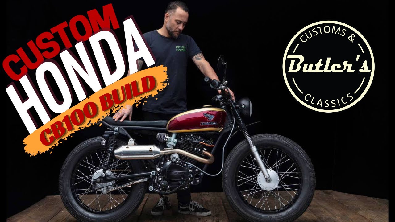 Start to finish - Honda CB100 full custom build. - YouTube