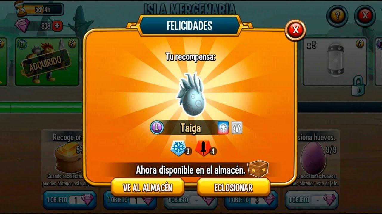 Monster Legends l Isla Mergenaria l TAIGA - YouTube