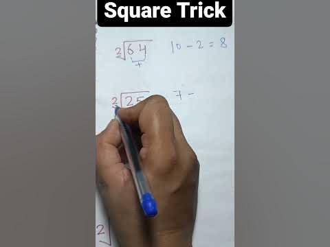 Square easy tricks # Maths tricks # Shorts # Math## - YouTube