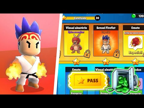 COMPREI O STUMBLE PASSE DE FEVEREIRO É RESGATEI O SENSEI FIRE FIST ...
