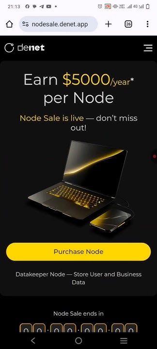 Last Day to Purchase DeNet Storage Data Keeper Node #datakeeper #denetnode - YouTube