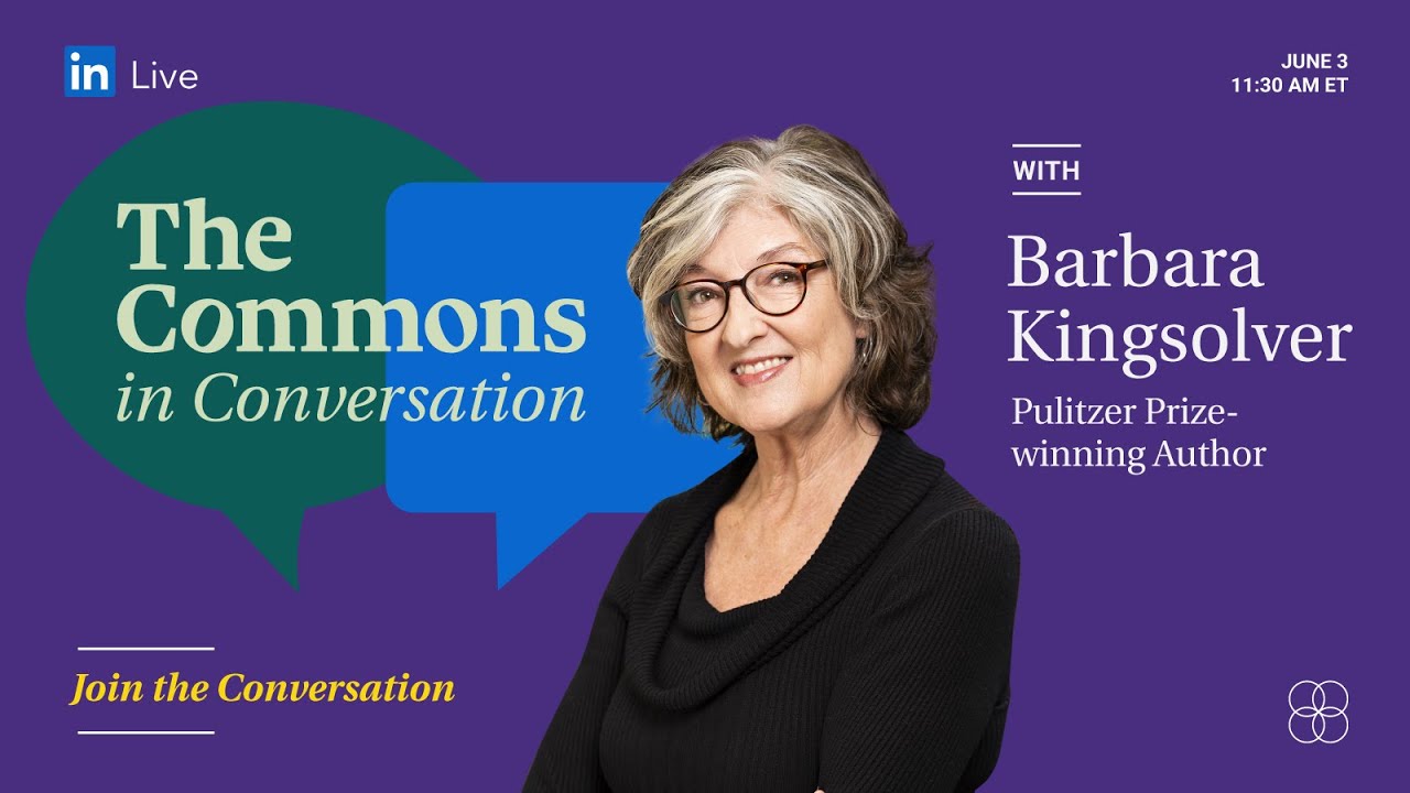 The Commons in Conversation with Barbara Kingsolver - YouTube