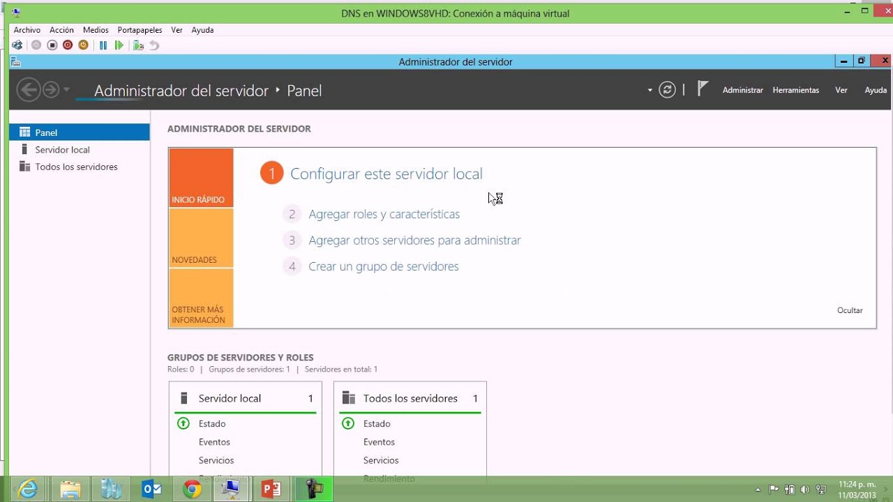 Windows Server 2012 - No iniciar el Administrador del servidor ...