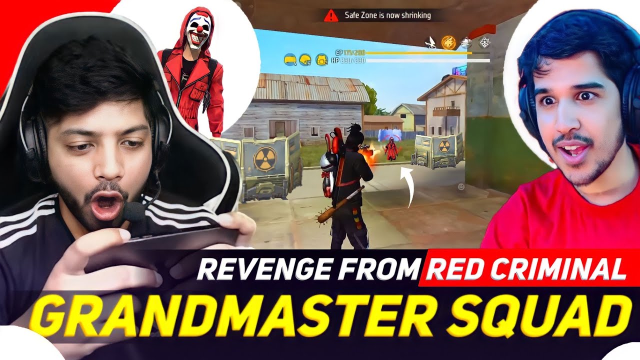 We Took Revenge From Red Rare Joker Grandmaster Squad🥵- Free Fire Max ...