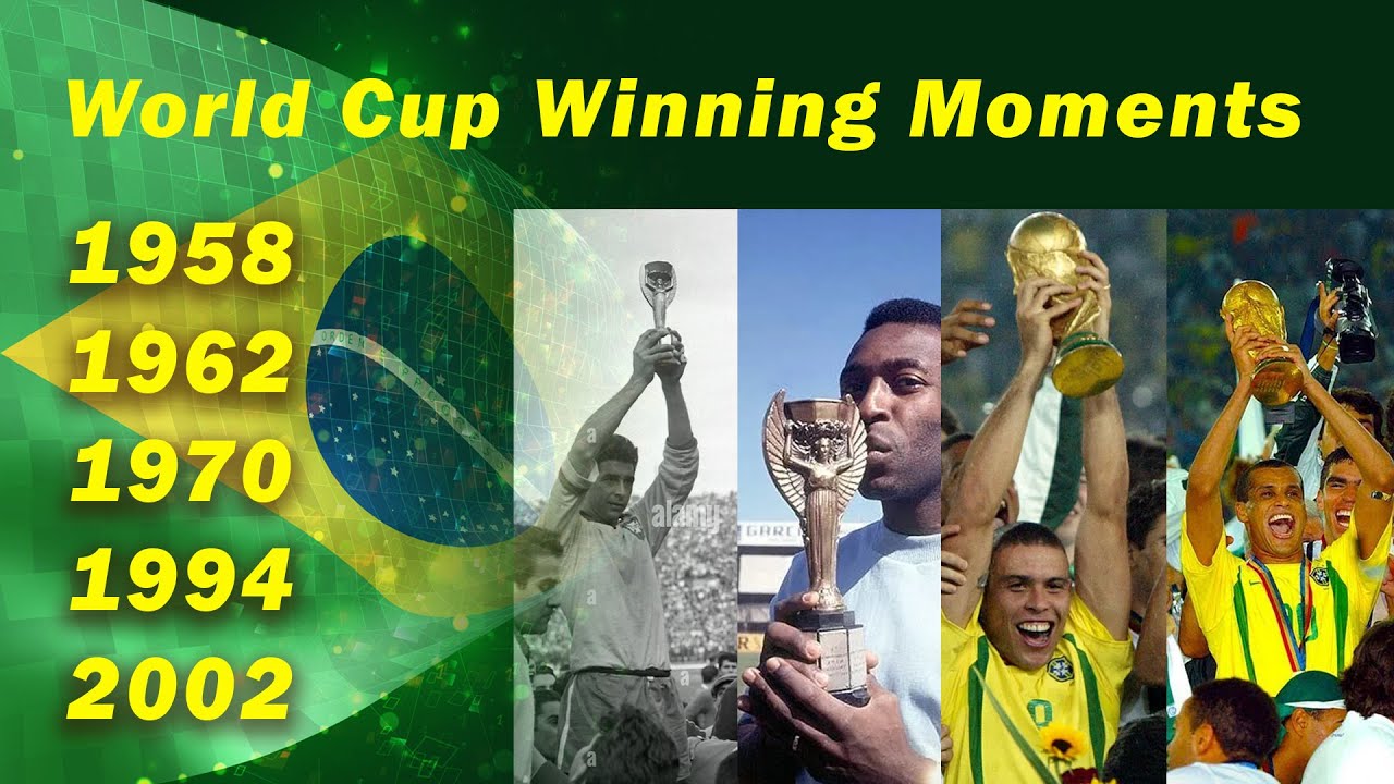 World Cup Winning Moments (1958 - 2002) - Team Brazil - YouTube