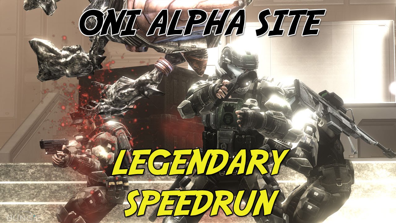 Halo 3: ODST - ONI Alpha Site Legendary Speedrun - YouTube