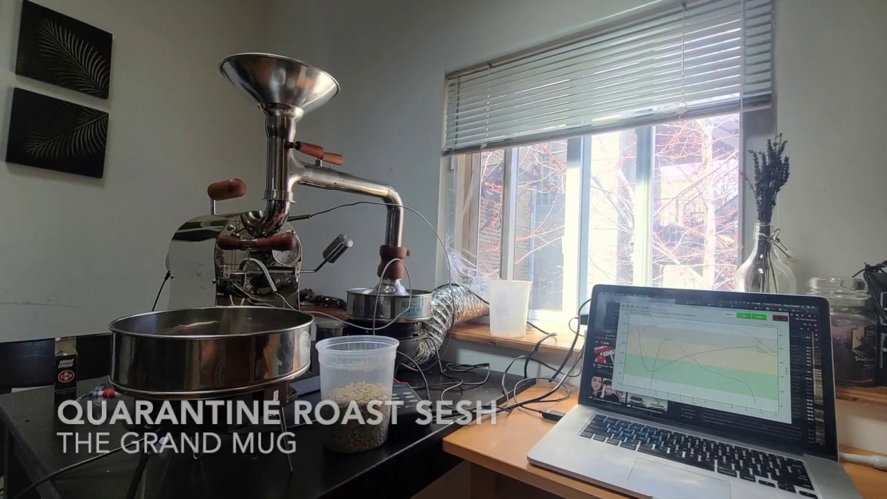 Quarantine Coffee Roasting - How to Roast On a Huky 500T - YouTube