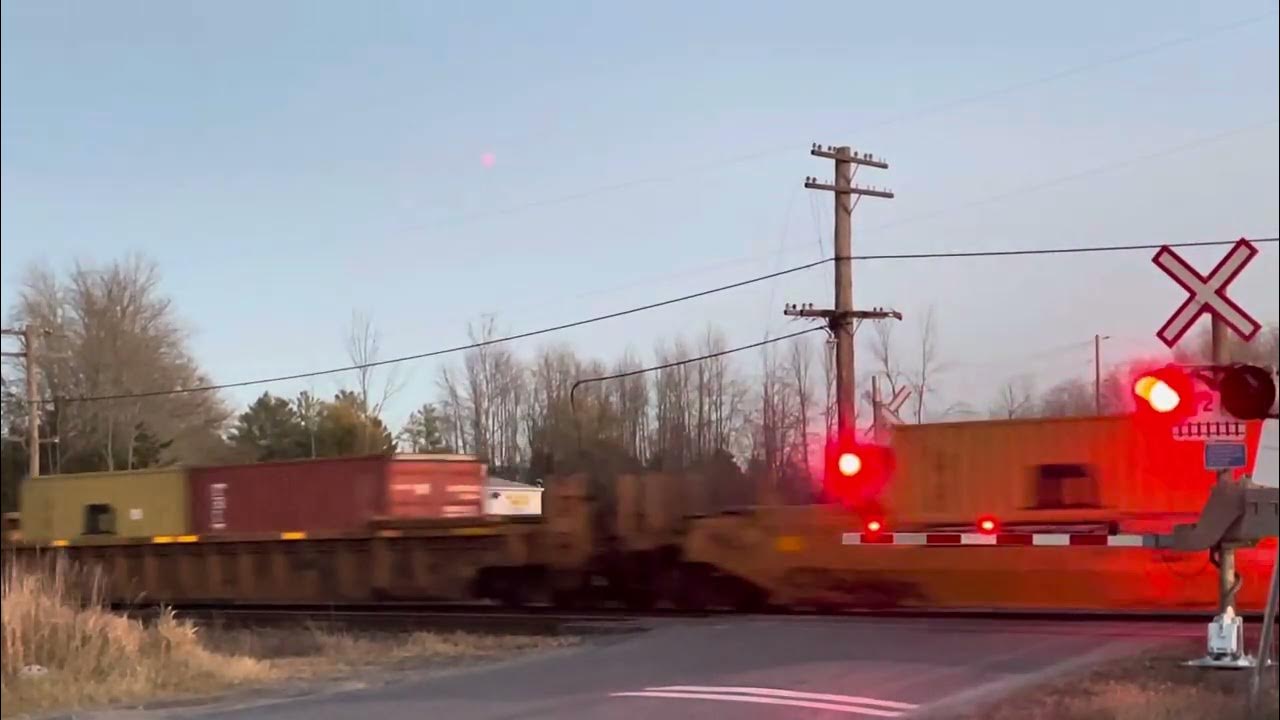 Eastbound: CN 3033 and CN 3037 pulling intermodal freight | CN Kingston Sub | Nov. 16, 2024 ...