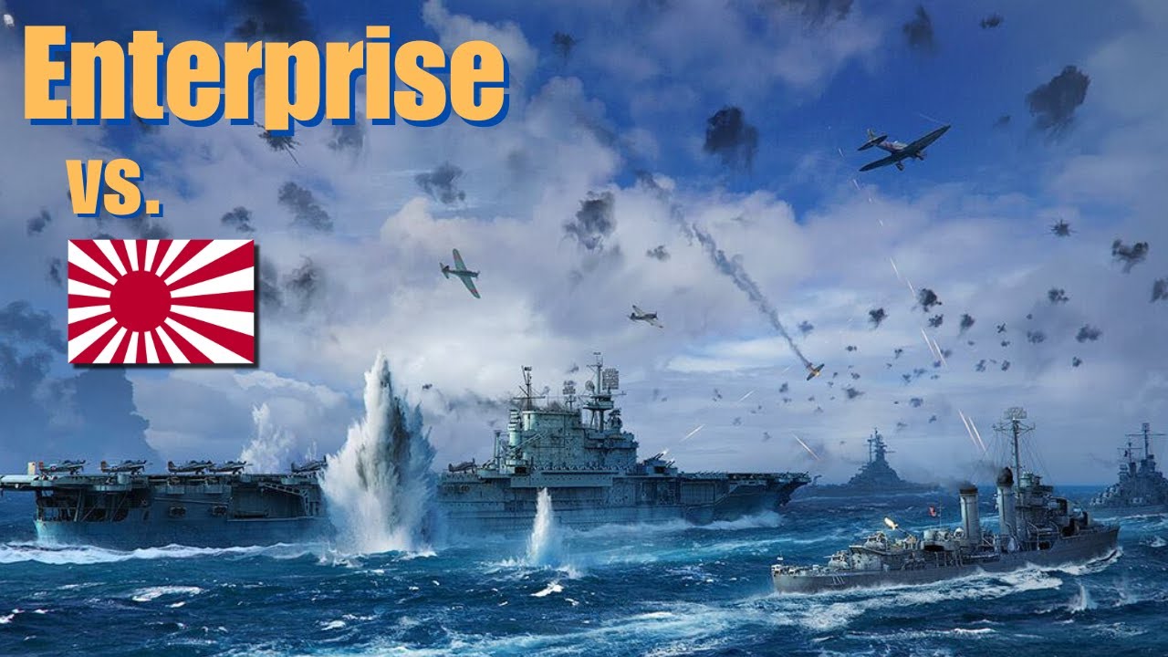 Enterprise vs. Japan: The Battle of Santa Cruz | Battle Stars - YouTube