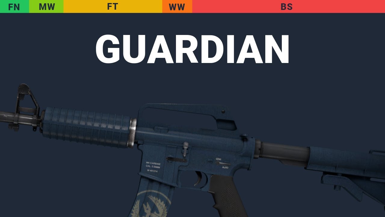 M4A1-S Guardian - Skin Float And Wear Preview - YouTube