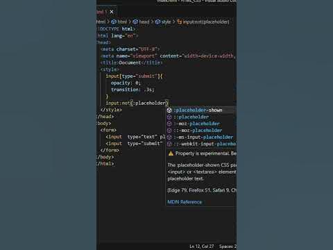 Conditional display in HTML & CSS #shorts #short #html #htmltutorial - YouTube