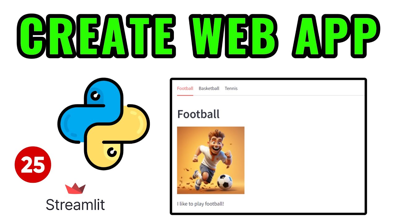 St Tabs Web App With Python Streamlit Lesson 25 Youtube