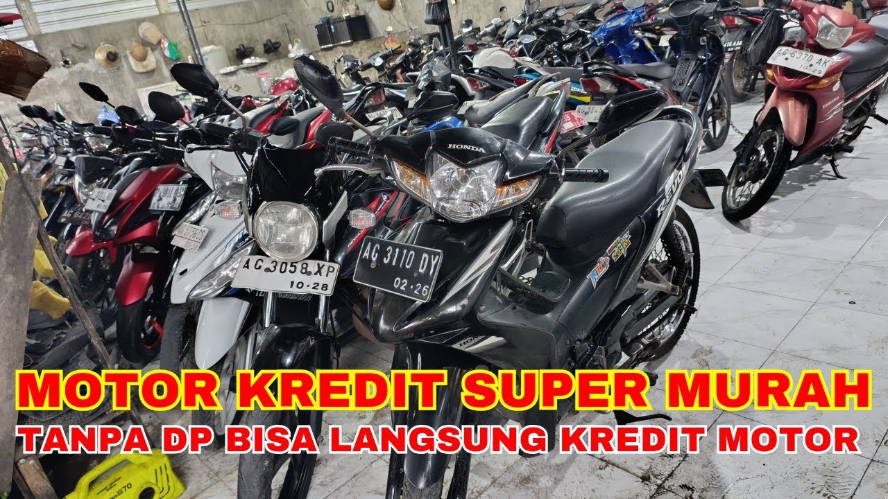 MOTOR TAHUN MUDA KREDIT SUPER MURAH BISA DP 0 RUPIAH - YouTube