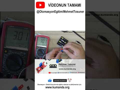 Hall sensörü   Akım sensörü  @OtomasyonEğitimiMehmetTosuner