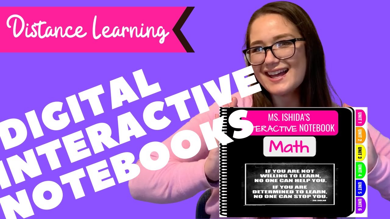 USING DIGITAL INTERACTIVE NOTEBOOKS FOR DISTANCE LEARNING - YouTube