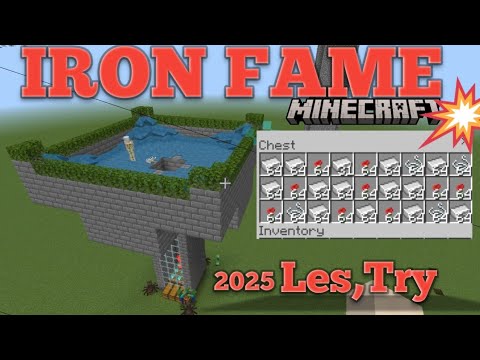 Powerful iron farm in Minecraft pocket edition - YouTube