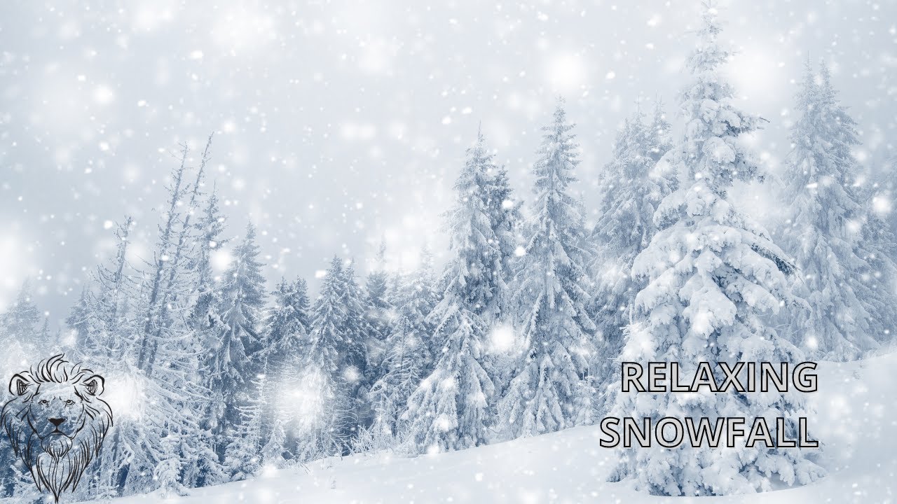 relaxing snowfall & relaxing music to free the mind from negative ...