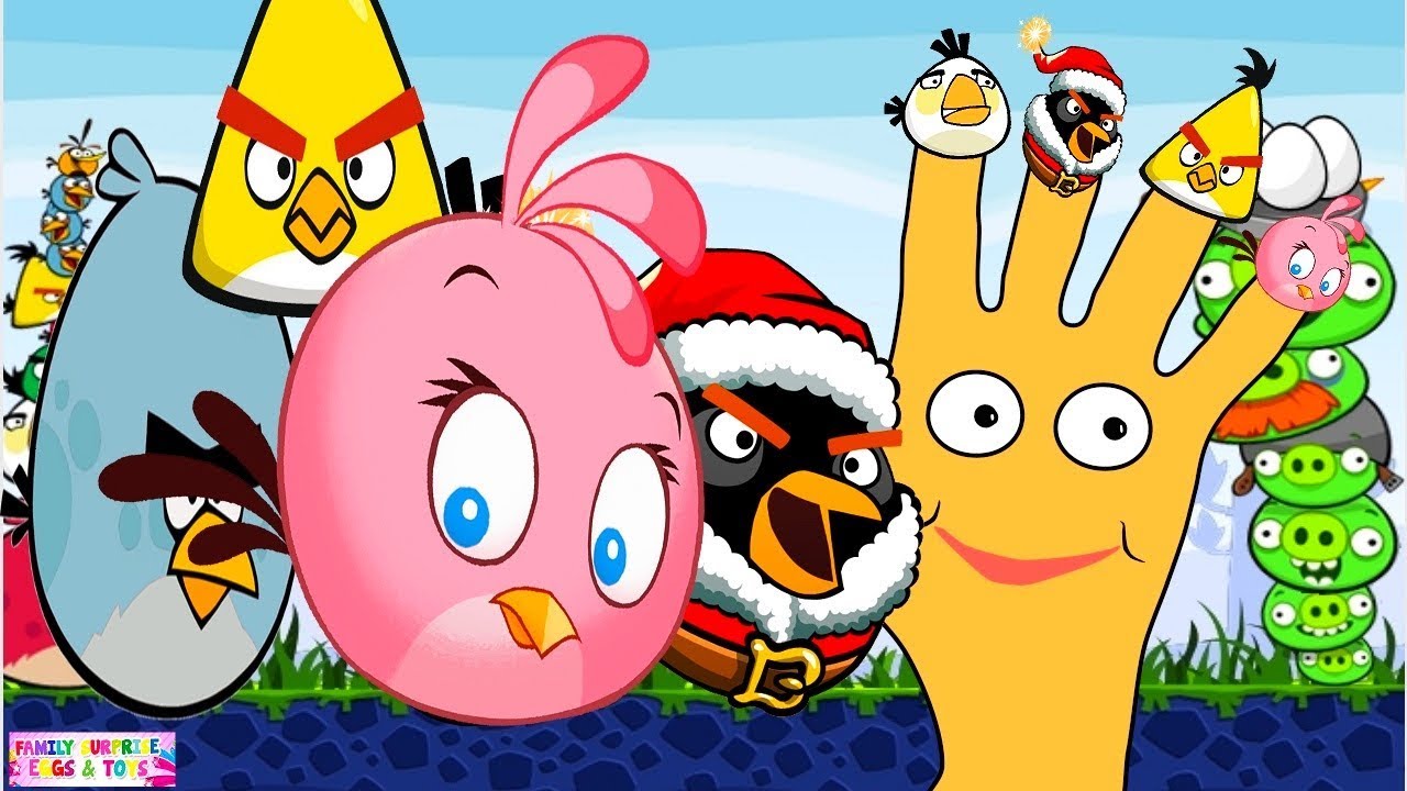 KIDSAngry Birds Finger Family | Figer Family Angry Birds|Finger Family ...