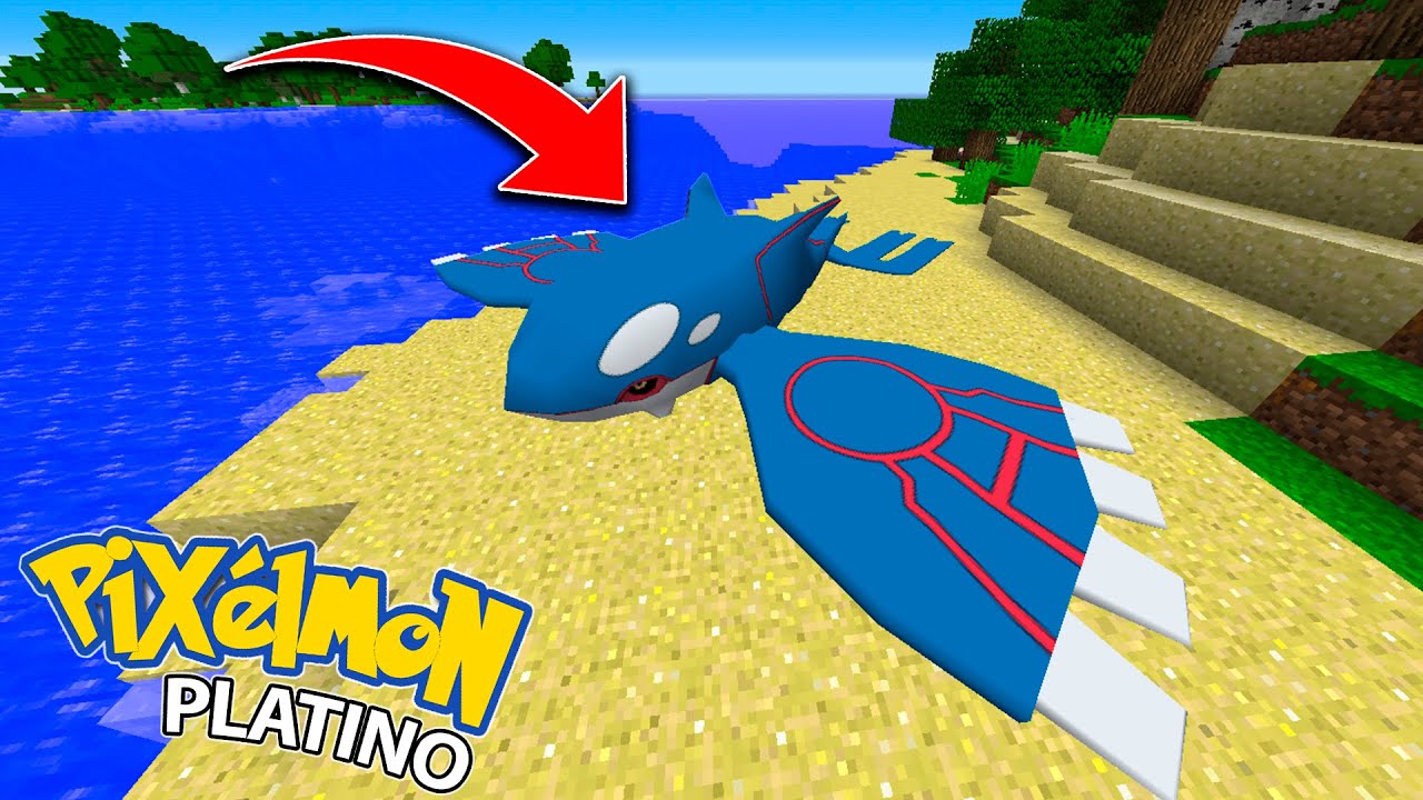 CAPTURO AL POKEMON LEGENDARIO KYOGRE 😱 | | PIXELMON PLATINO MINECRAFT POKEMON MOD 1.12.2 - YouTube