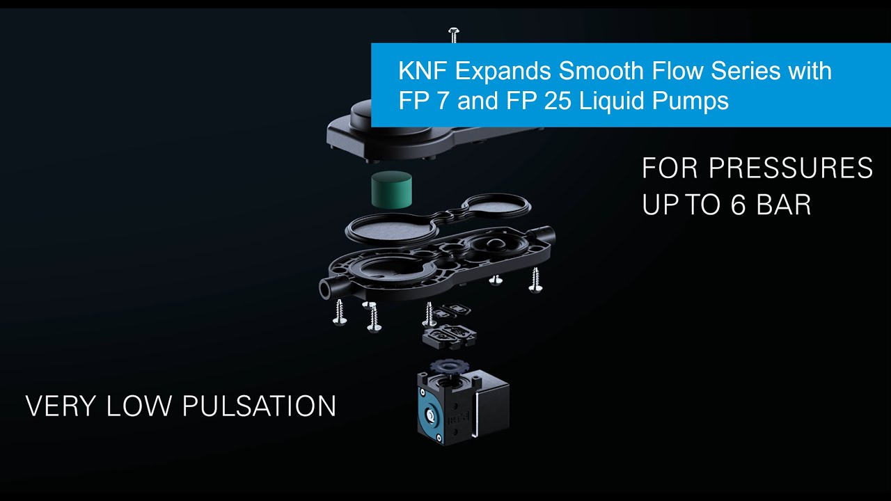KNF Expands Smooth Flow Series with FP 7 and FP 25 Liquid Pumps - YouTube