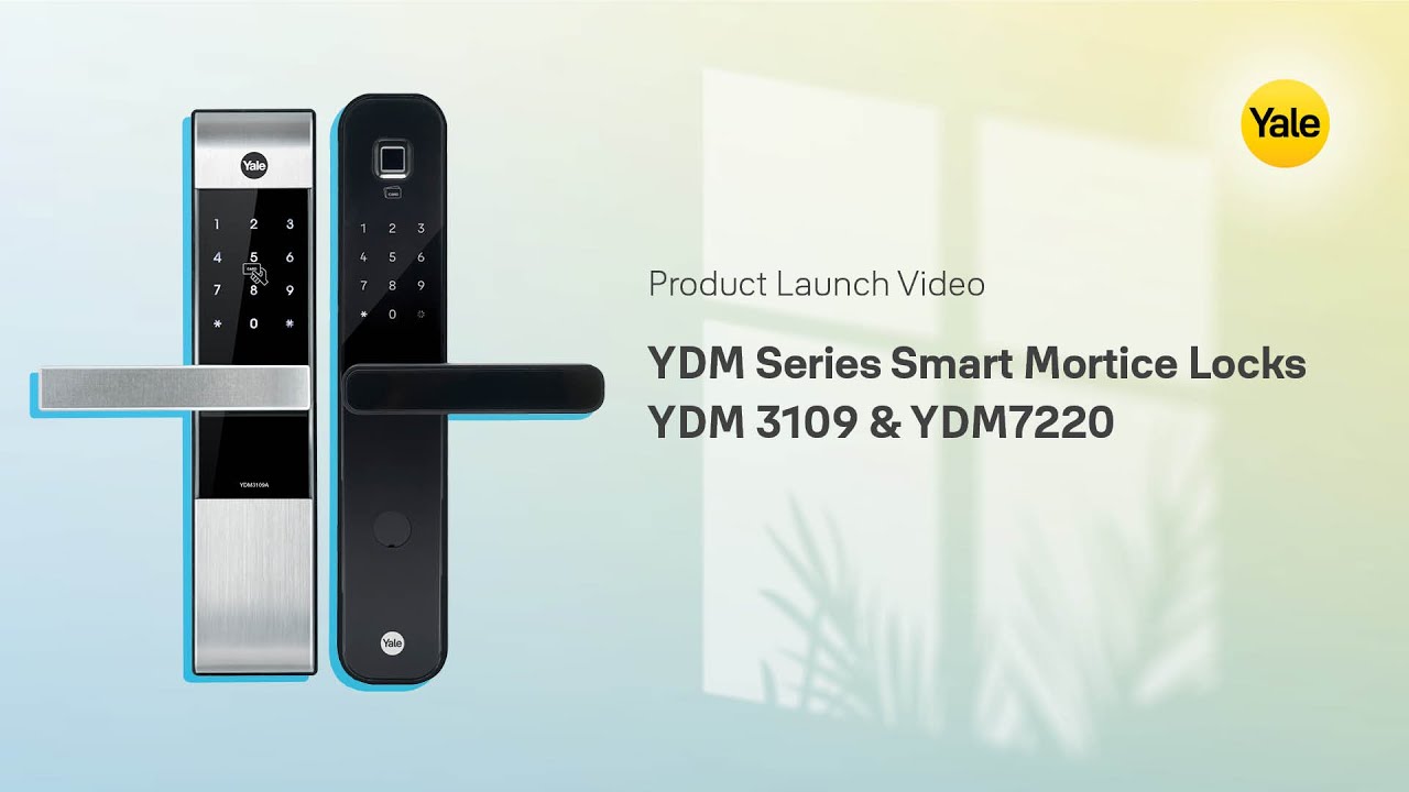 YDM Series Smart Mortice Locks - YDM 3109 & YDM 7220 - YouTube