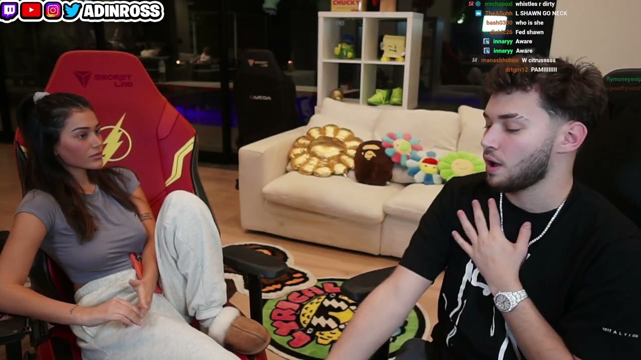 Adin Ross Hits On New Girl.. *HOT* - YouTube