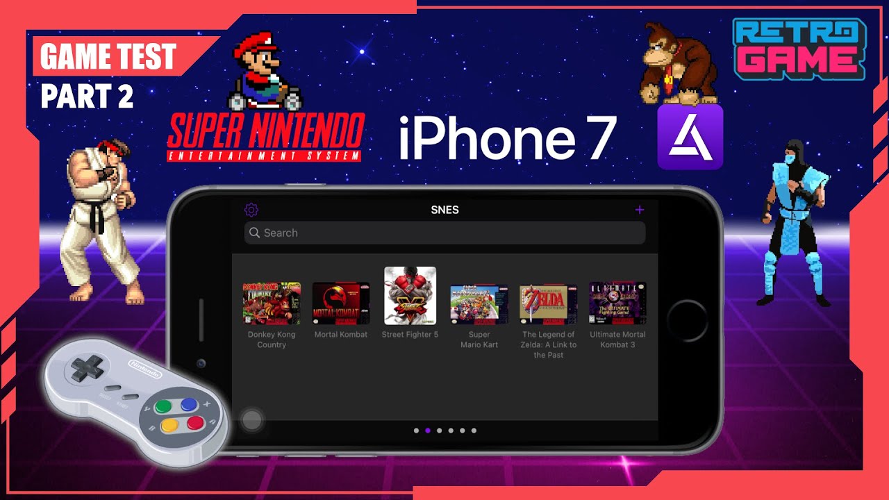 [GAME TEST] SNES Emulator on IPHONE 7 | DELTA Emulator IOS 2025 - YouTube