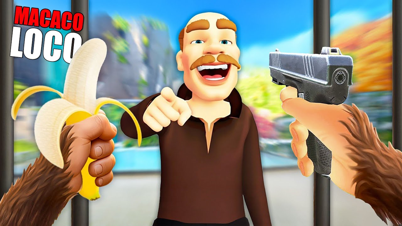 Escapando da JAULA DE MANEIRA ILEGAL! no I Am Monkey VR! - YouTube