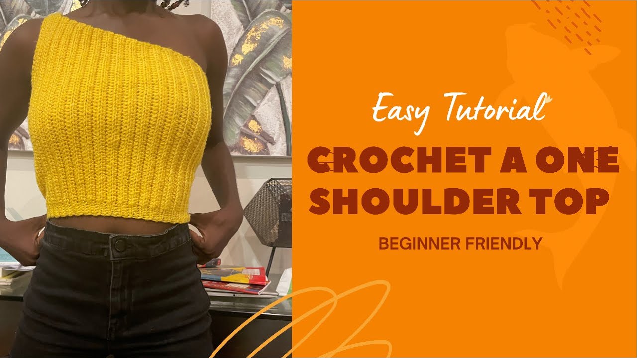 EASY ONE SHOULDER TOP - YouTube