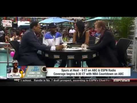 Espn First Take   50 Cent Joins The Desk