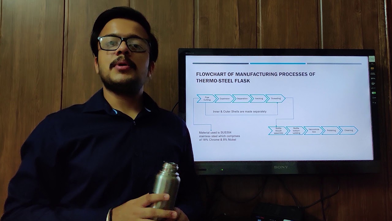 Manufacturing Process Of Thermo-steel Flask - YouTube