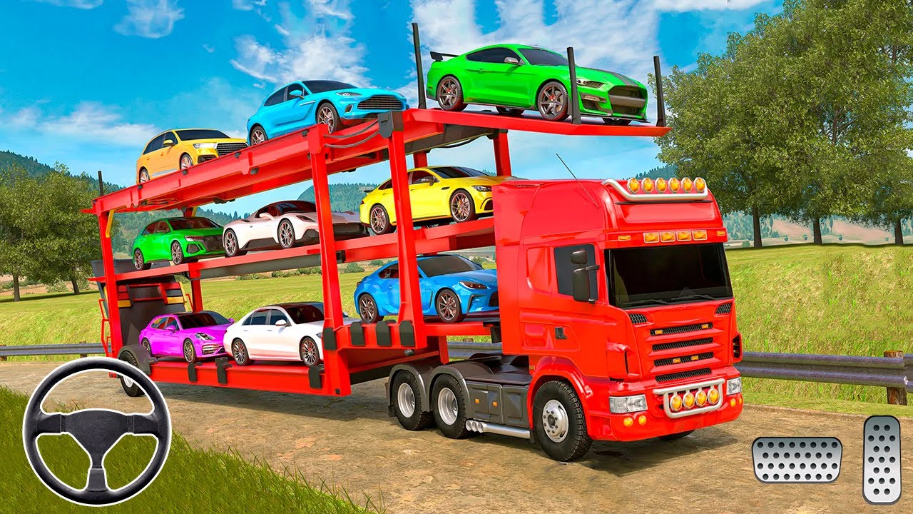 Car Transporter Truck Games 3D - Truck Simulator Games - Milion Games ...