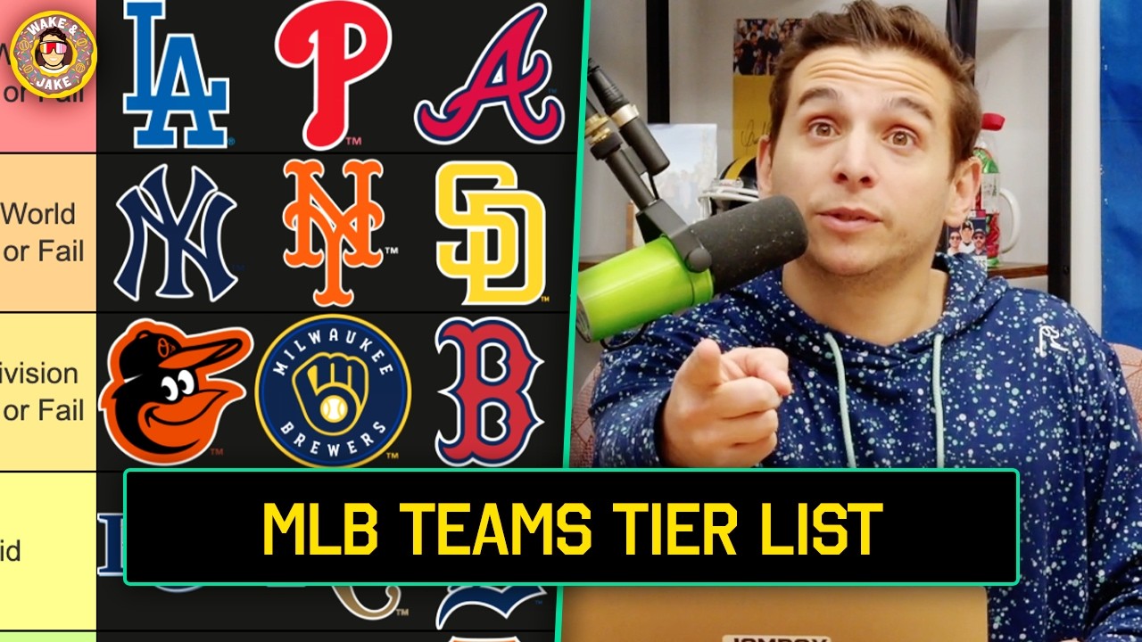 Our 2025 MLB Team Expectations Tier List (with Jolly Olive) - YouTube