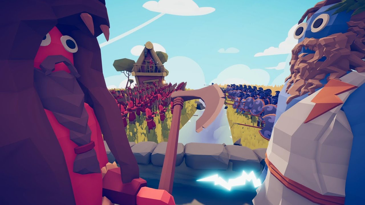 Totally Accurate Battle Simulator TABS ,Gaming Viking Army VS Ancient ...