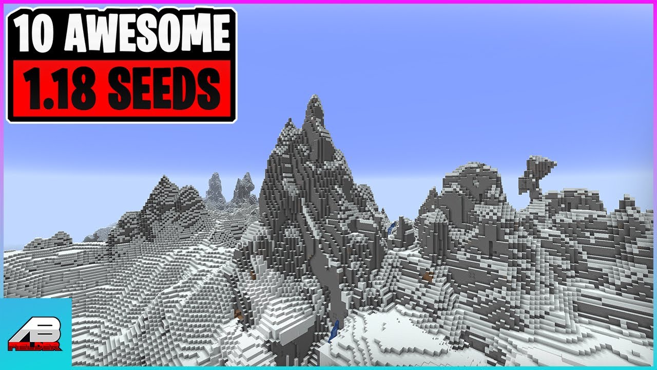 Minecraft 1.18 Seeds - 10 Awesome Seeds Part 2 - YouTube