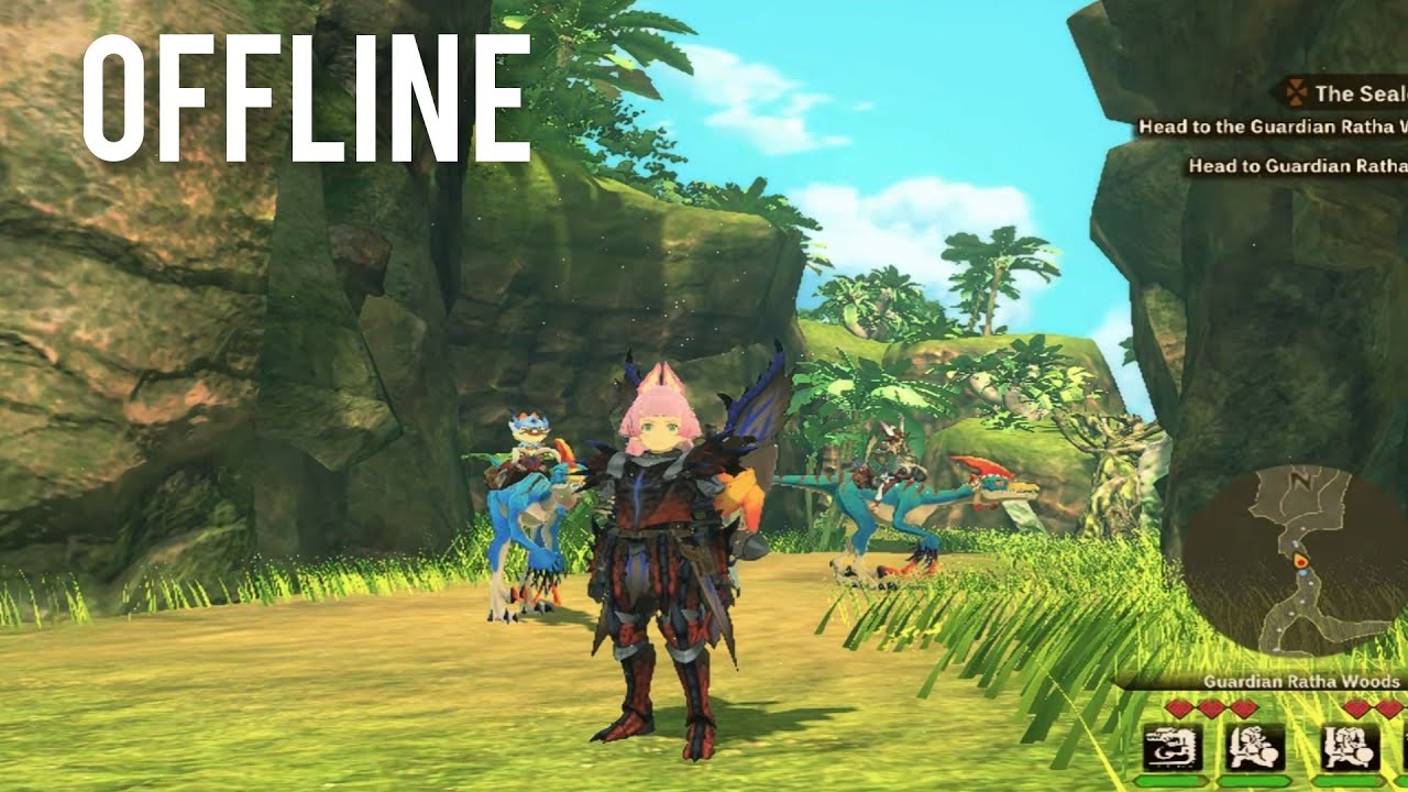 OFFLINE GAME MONSTER HUNTER STORIES 2 ANDROID GAMEPLAY R18 - YouTube