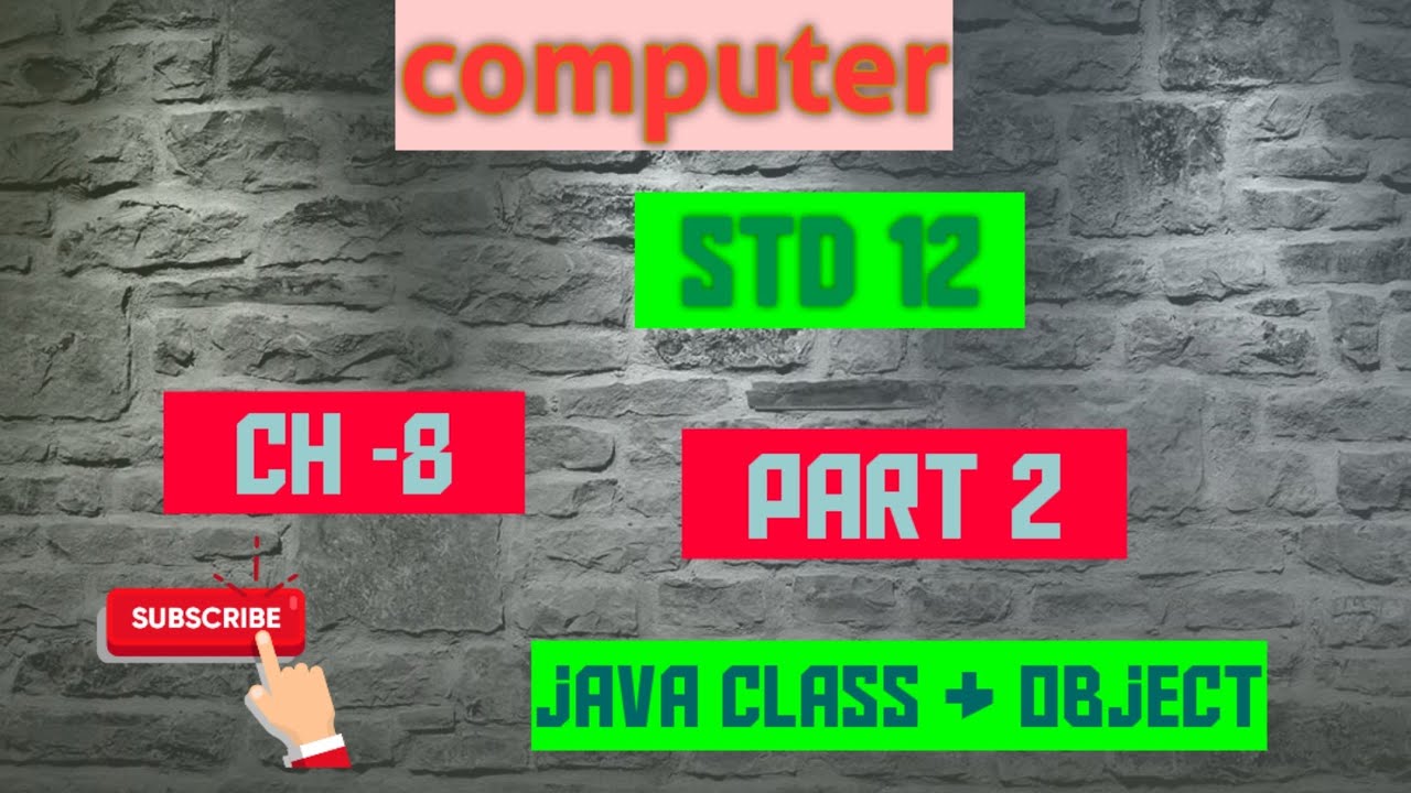 🧱 જાવા ક્લાસના સભ્યો કોણ છે? | ડેટા મેમ્બર્સ અને મેથડ્સ નો ઉપયોગ | Std ...