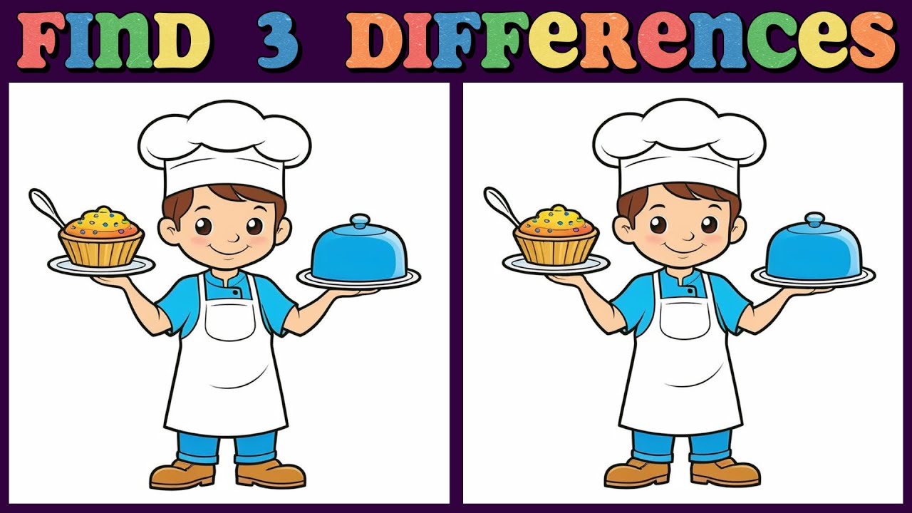 Spot the 3 differences🧩 How many differences can you find?🤔72 - YouTube