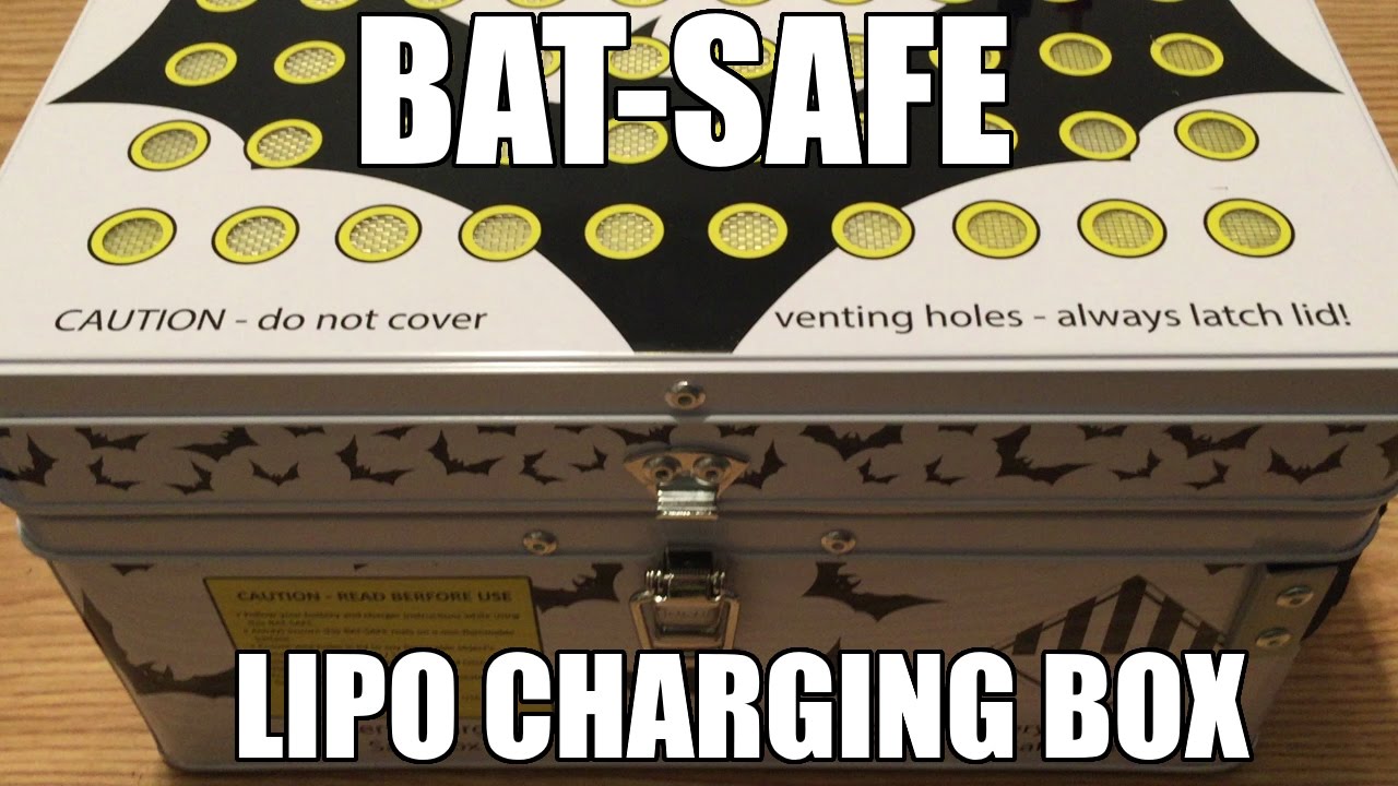 "Bat-Safe" Lipo Battery Charging Safe Box - YouTube